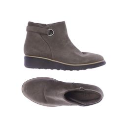 Clarks Damen Stiefelette, grau, Gr. 39.5