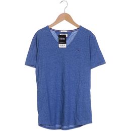 Tommy Jeans Herren T-Shirt, blau, Gr. 46