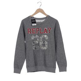 Replay Herren Sweatshirt, grau