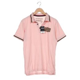 Napapijri Herren Poloshirt, pink, Gr. 54