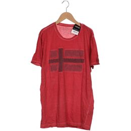 Napapijri Herren T-Shirt, rot, Gr. 54
