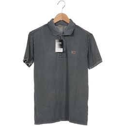 Napapijri Herren Poloshirt, grau, Gr. 52