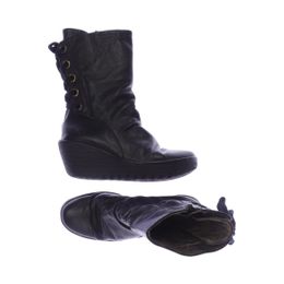 Fly London Damen Stiefelette, schwarz, Gr. 38