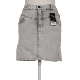 Bershka Damen Rock, grau, Gr. 34