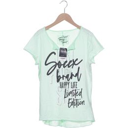 SOCCX Damen T-Shirt, hellgrün, Gr. 38