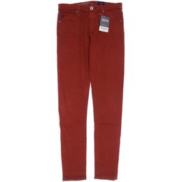 AG Adriano Goldschmied Damen Stoffhose, rot, Gr. 25