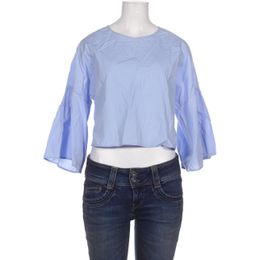 Zara Damen Bluse, blau, Gr. 34