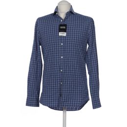 Tommy Hilfiger Tailored Herren Hemd, blau, Gr. 48