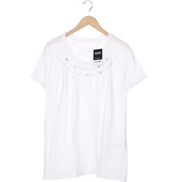 Ulla Popken Damen T-Shirt, weiß