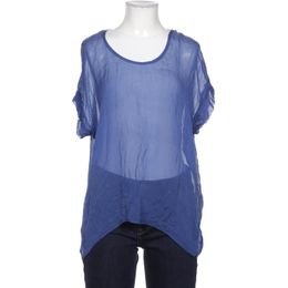 Hallhuber Damen Bluse, blau, Gr. 34