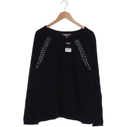 Ulla Popken Damen Sweatshirt, schwarz