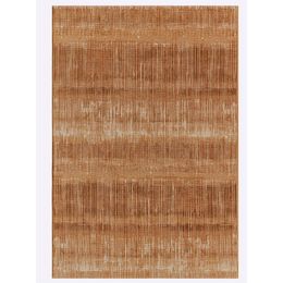 Teppich HEINE HOME Teppiche Gr. B/L: 160 cm x 235 cm, 3 mm, 1 St., braun (zimt) Kurzflor-Teppiche