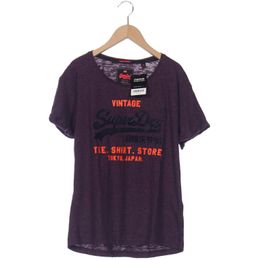 Superdry Damen T-Shirt, flieder, Gr. 38