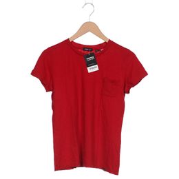 Superdry Damen T-Shirt, rot, Gr. 36