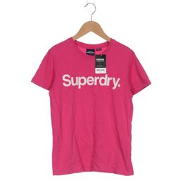 Superdry Damen T-Shirt, pink, Gr. 38