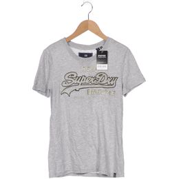 Superdry Damen T-Shirt, grau, Gr. 38