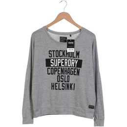 Superdry Damen Sweatshirt, grau, Gr. 36