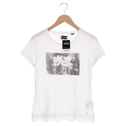 Superdry Damen T-Shirt, weiß, Gr. 36