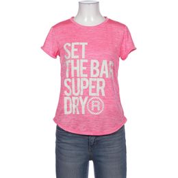 Superdry Damen T-Shirt, pink, Gr. 34