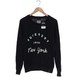 Superdry Damen Pullover, schwarz, Gr. 38