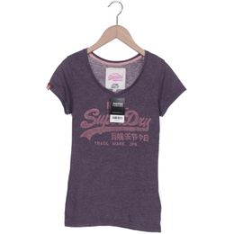 Superdry Damen T-Shirt, flieder