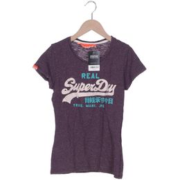 Superdry Damen T-Shirt, flieder, Gr. 36