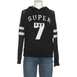 Superdry Damen Kapuzenpullover, schwarz