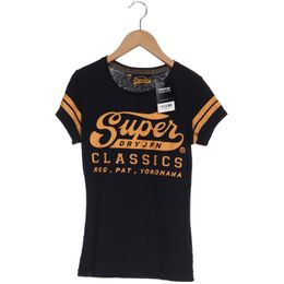 Superdry Damen T-Shirt, marineblau, Gr. 34