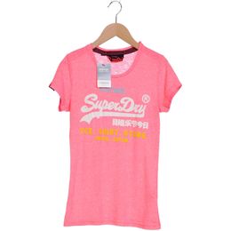 Superdry Damen T-Shirt, neon, Gr. 30