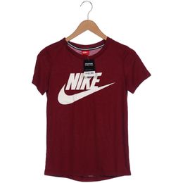 Nike Damen T-Shirt, bordeaux, Gr. 34