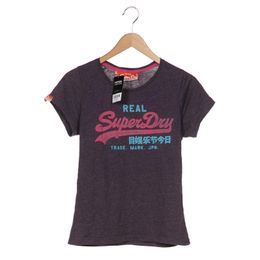 Superdry Damen T-Shirt, flieder, Gr. 42
