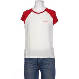 Pepe Jeans Damen T-Shirt, weiß, Gr. 34