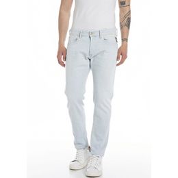 Straight-Jeans Replay "WILLBI" Gr. 31, Länge 30, blau (superlight blue) Herren Jeans Straight Fit