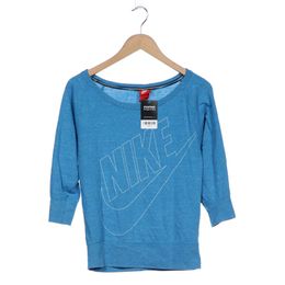 Nike Damen Langarmshirt, blau, Gr. 36