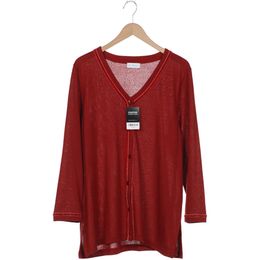 Ulla Popken Damen Strickjacke, bordeaux