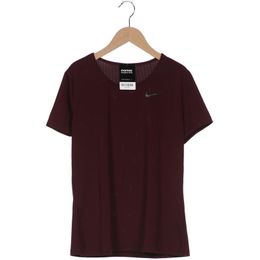 Nike Damen T-Shirt, bordeaux, Gr. 38