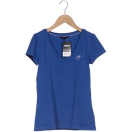 Tommy Hilfiger Damen T-Shirt, blau, Gr. 36