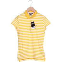 Tommy Hilfiger Damen Poloshirt, gelb, Gr. 34