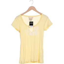 Mustang Damen T-Shirt, gelb, Gr. 42