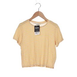 MONKI Damen T-Shirt, gelb, Gr. 32