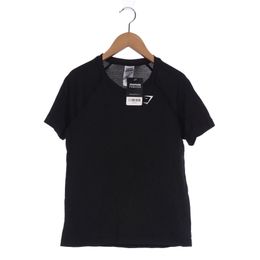 Gymshark Damen T-Shirt, schwarz, Gr. 36