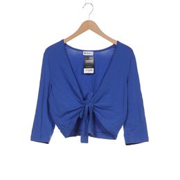 Ulla Popken Damen Strickjacke, blau