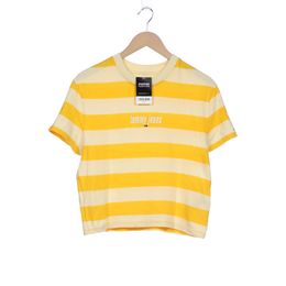 Tommy Jeans Damen T-Shirt, gelb, Gr. 36