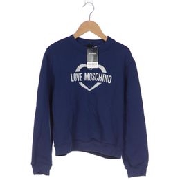 Love Moschino Damen Sweatshirt, marineblau, Gr. 32