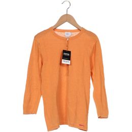 Calvin Klein Jeans Damen Langarmshirt, orange, Gr. 36