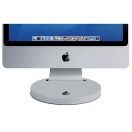 Rain Design Monitor-Drehteller i360 für Apple iMac 54,6 cm/21,5 Zoll silber