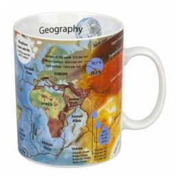 Könitz Könitz Becher Wissensbecher Geography Englisch 460 ml