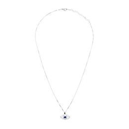 Novux Edelstahlkette Blue Eye Stainless steel Necklace (1-tlg)