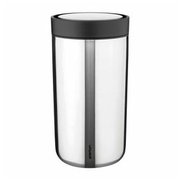 Stelton Thermobecher To Go Click Edelstahl Silber 480 ml