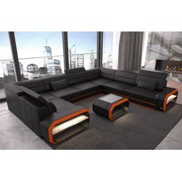 Sofa Dreams U Form Ledersofa Verona Mini